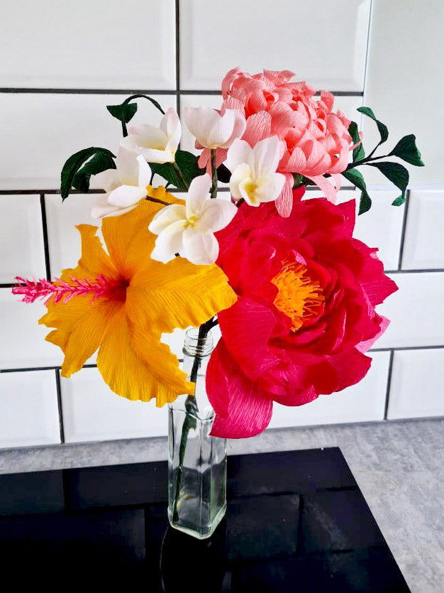 Paper Hibiscus Template – Ta Muchly Paper Blooms