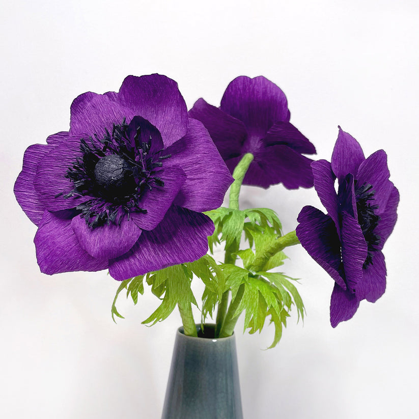 How To Make A Paper Anemone - Cricut Maker – Ta Muchly Paper Blooms